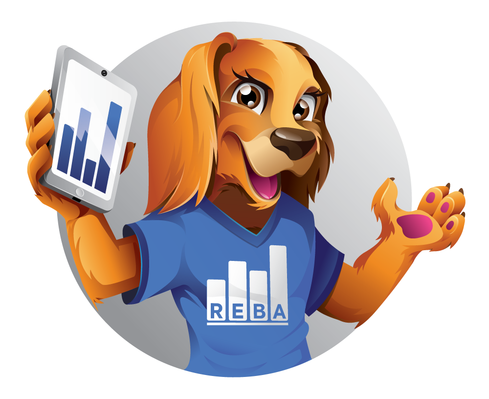 Meet Our REBA Mascot Data the Dog