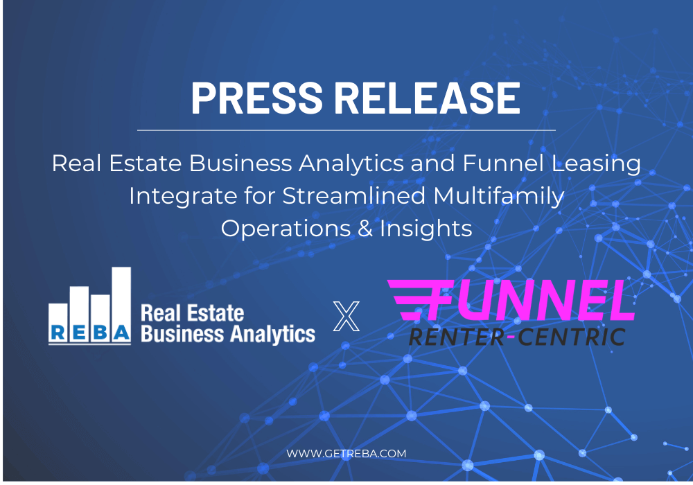 REBA Integrates with Funnel Leasing for Streamlined Multifamily Insights